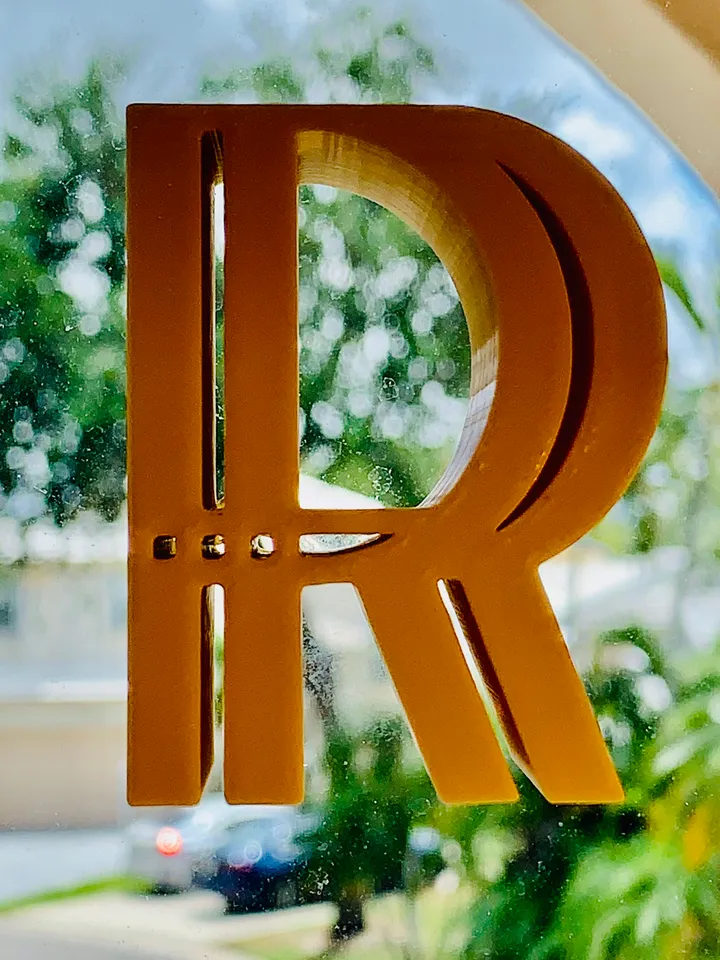 3D Alphabet - Letter R by Art G | Download free STL model | Printables.com