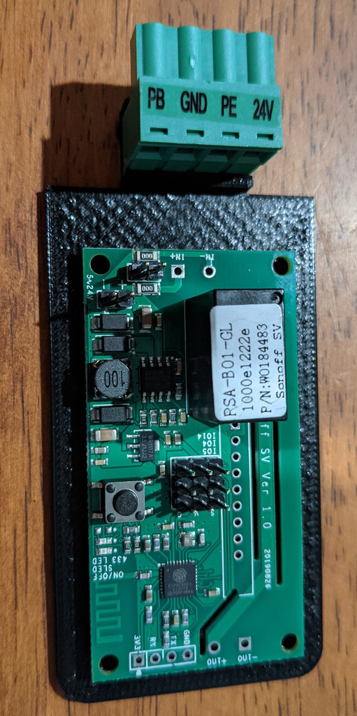 Sonoff SV Terminal Block Mount by Freman | Download free STL model ...