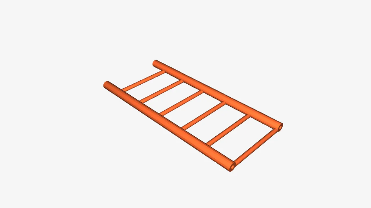 Cage Ladder by StarLabs3D | Download free STL model | Printables.com