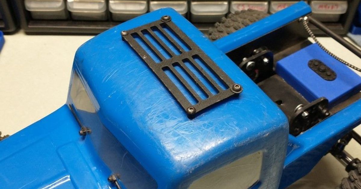 Basic 1/10 Scale Roof Rack by TeamK | Download free STL model ...