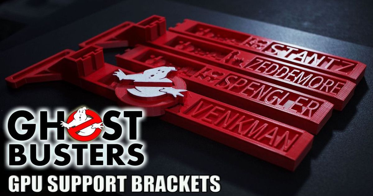 GPU SUPPORT BRACKETS (CUSTOM) by Glenn37216 | Download free STL model ...