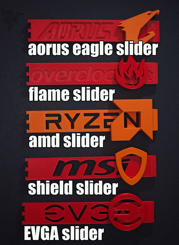 GPU SUPPORT BRACKETS (CUSTOM) by Glenn37216 | Download free STL model ...