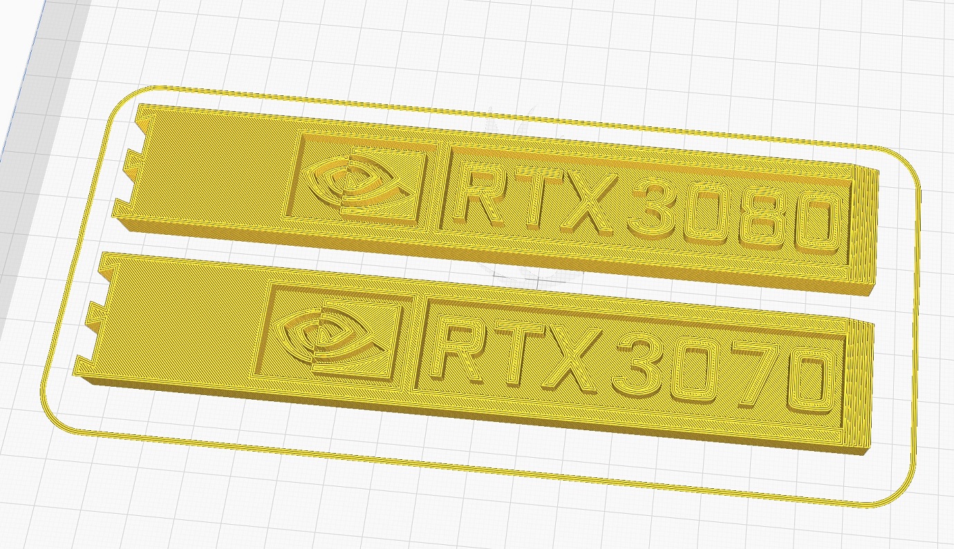 GPU SUPPORT BRACKETS (CUSTOM) by Glenn37216 | Download free STL model ...