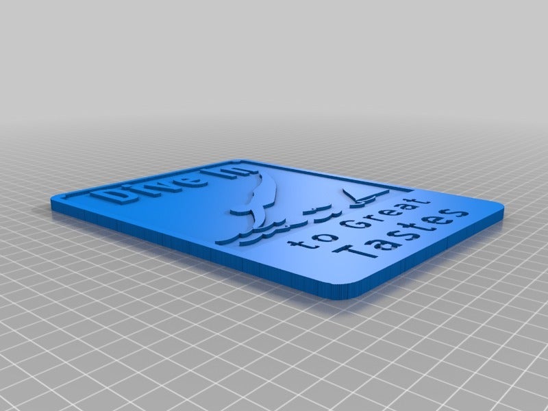 Dive In Sign by StarLabs3D | Download free STL model | Printables.com