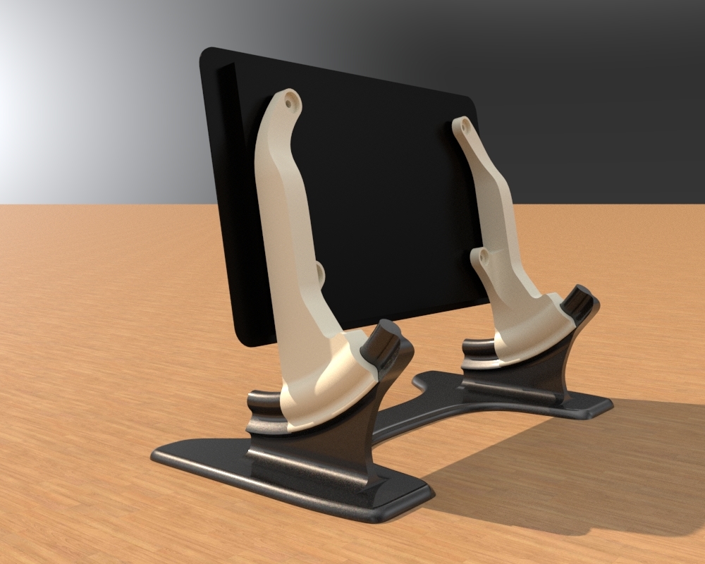 Raspberry Pi tiltable 7" Display base by Rod Laird | Download free STL ...