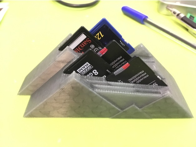 Embiggened SD card mountain by Martin_au | Download free STL model ...