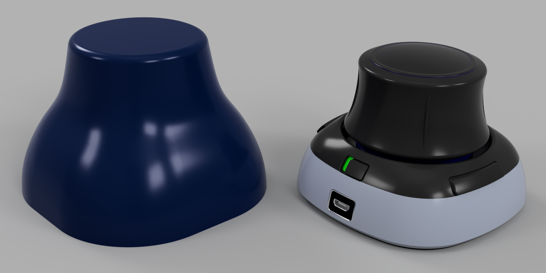 Dust Cover for Spacemouse Wireless by Blue Wings | Download free STL ...
