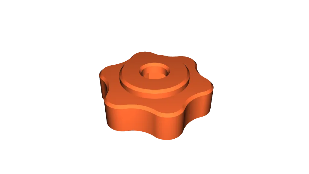 M6 Nut Knob - Printed with encapsulated nut. by Super7 | Download free ...