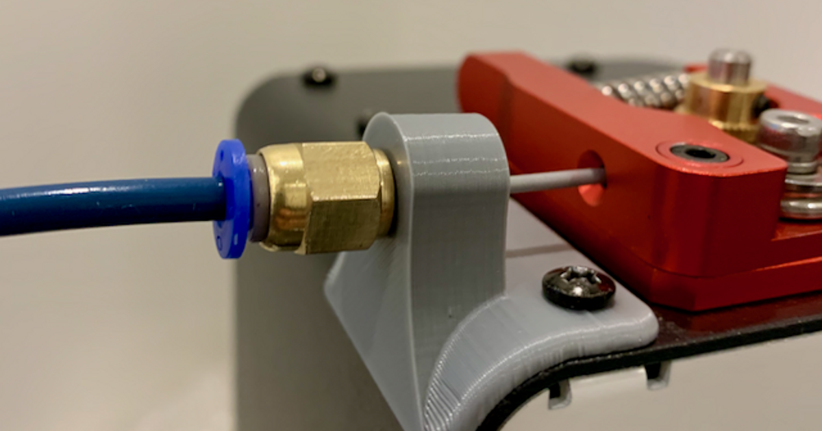 Monoprice Select Mini v2 PC4-M6 Bowden Filament Guide for Drybox by ...