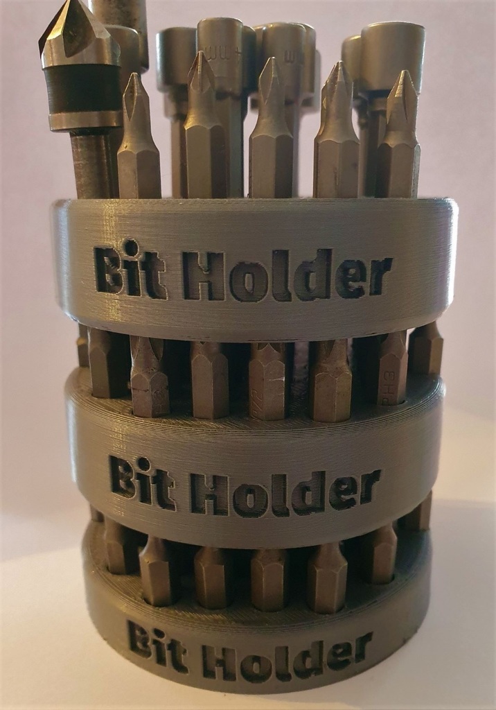 Stackable bit holder by moreconfusion | Download free STL model ...
