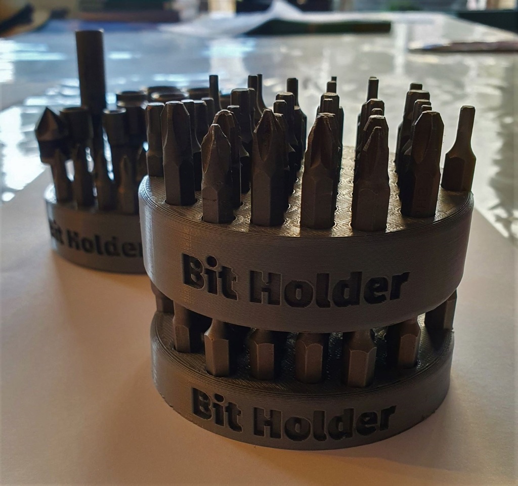 Stackable bit holder by moreconfusion | Download free STL model ...
