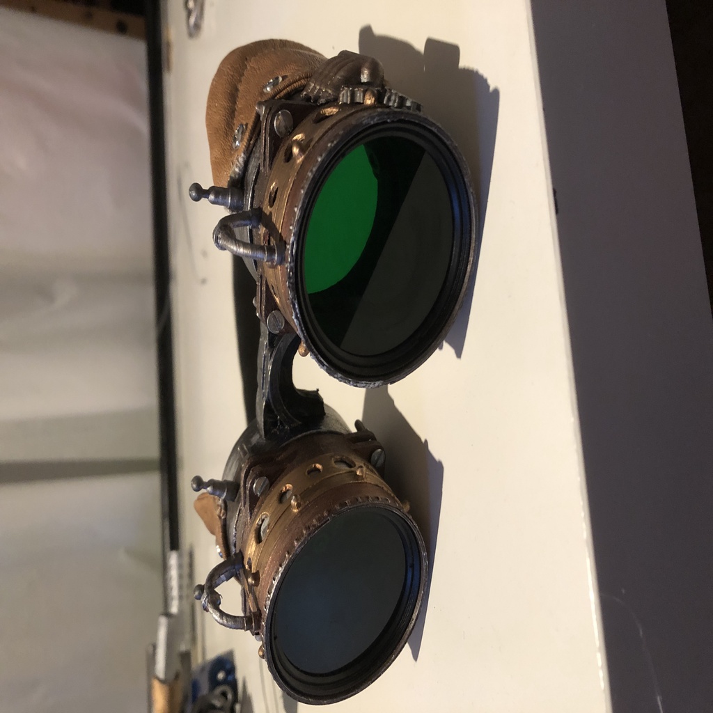 Steampunk Goggles by moreconfusion | Download free STL model ...