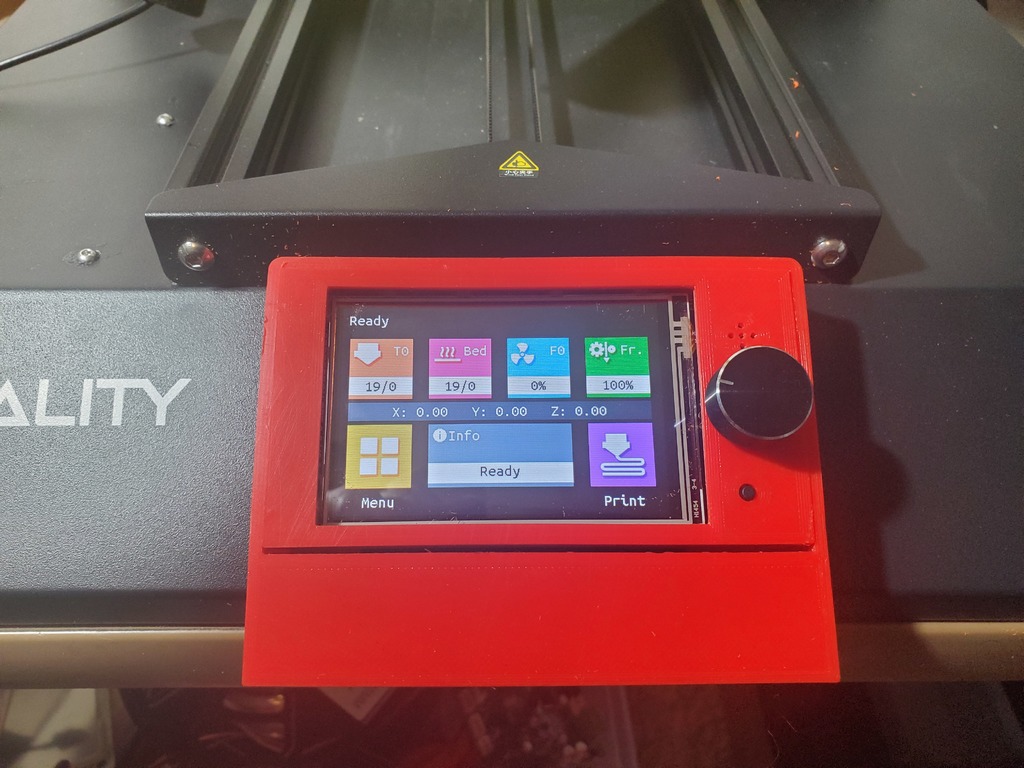 Cr-10S Pro/Cr-10 Max TFT35 V3.0 Mount by DavidETurner | Download free ...