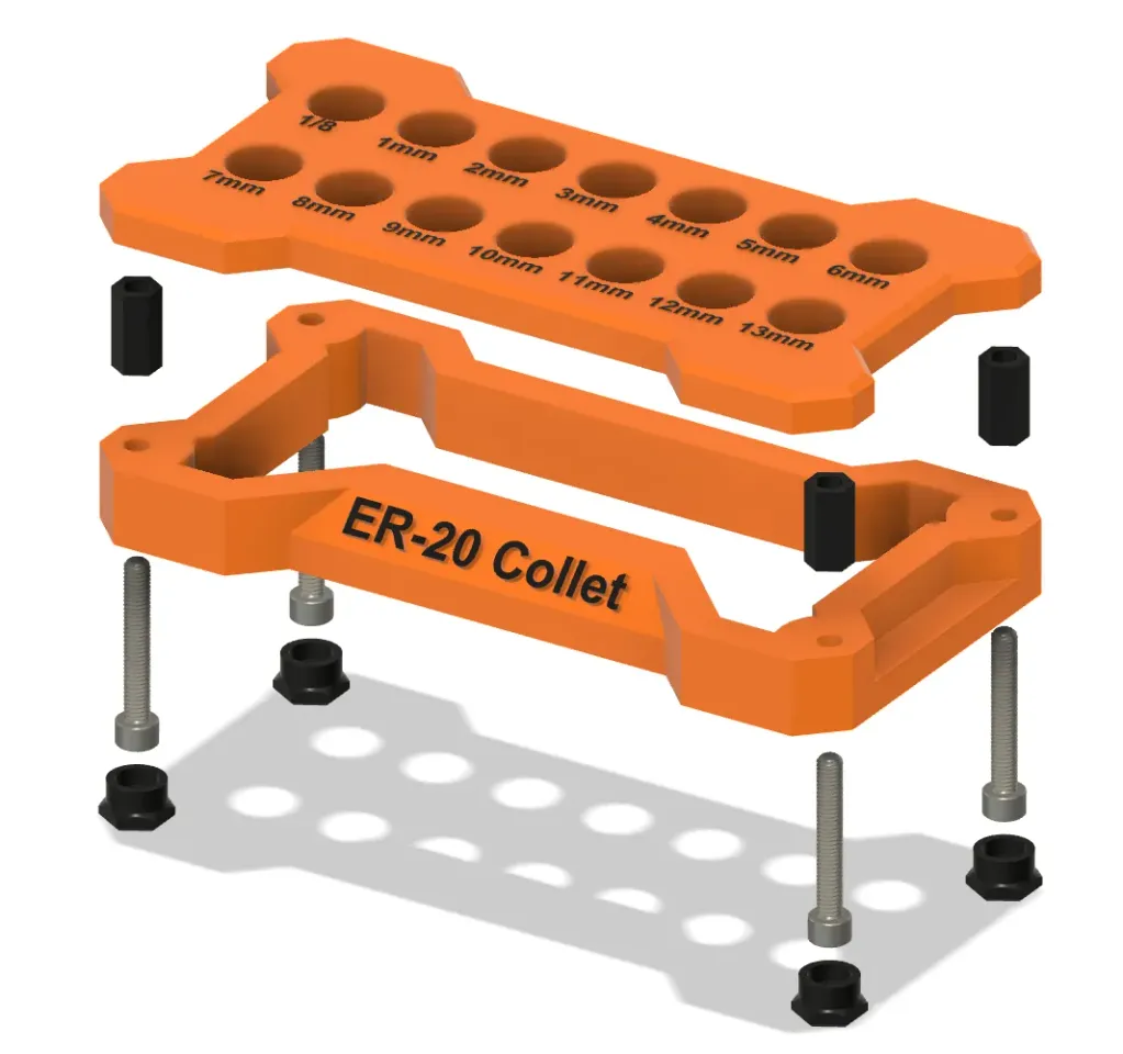 ER-20 Collet holder by 3D_Goblin | Download free STL model | Printables.com