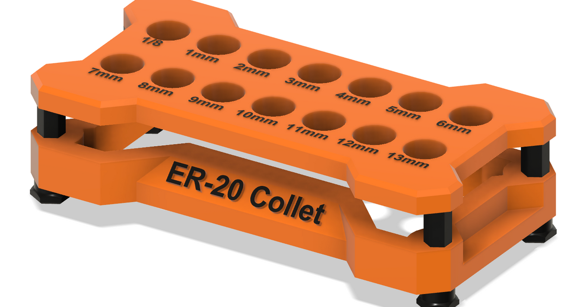 ER-20 Collet holder by 3D_Goblin | Download free STL model | Printables.com