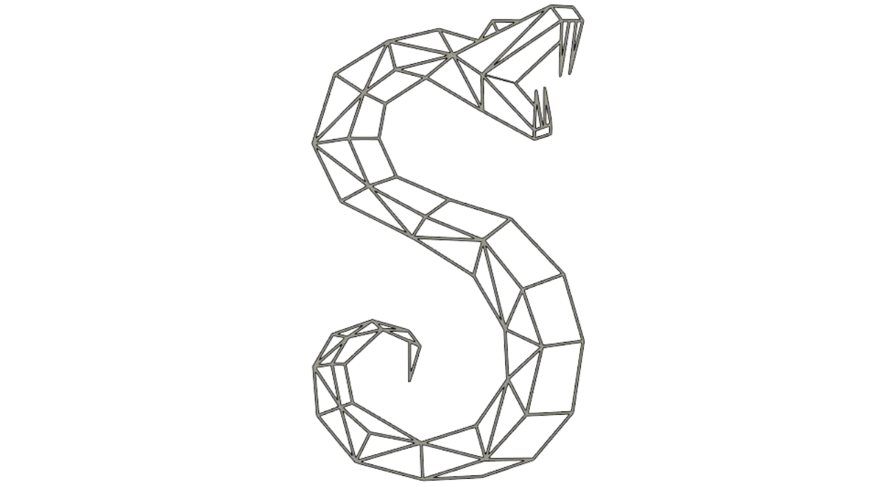 2D Snake by ZiP | Download free STL model | Printables.com