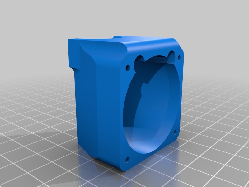 CR10/CR10S/Creality family J-HotEnd Fan Mount/Shroud/Duct by EG_13 ...