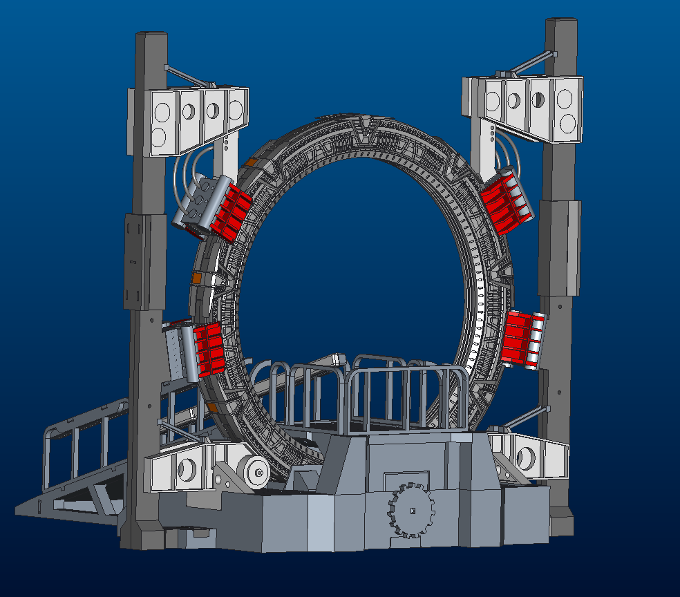 Stargate in the SGC pedestal by Martin | Download free STL model ...