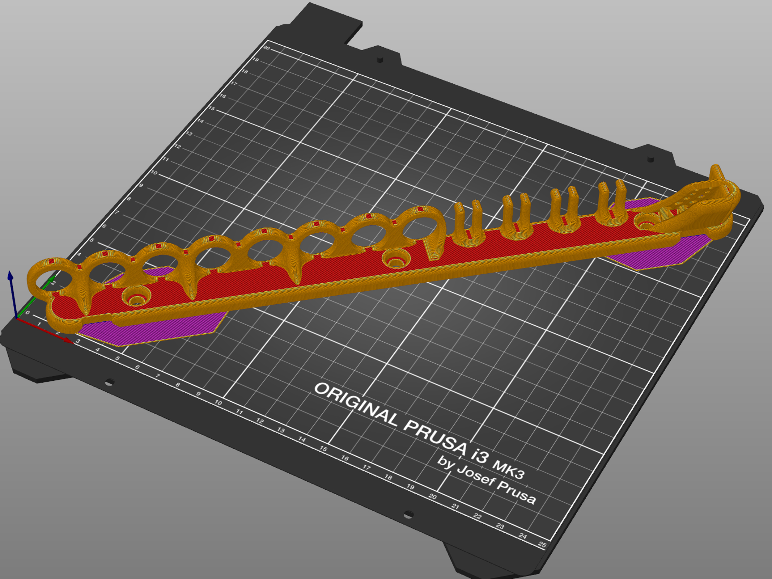 Wall Tool Holder by NorthStrider | Download free STL model | Printables.com