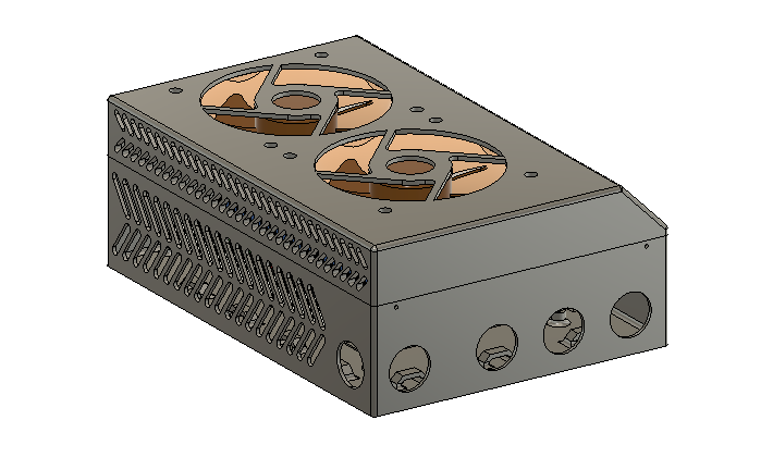 BTT Octopus V1.0 Motherboard Case by Stacking Layers | Download free ...
