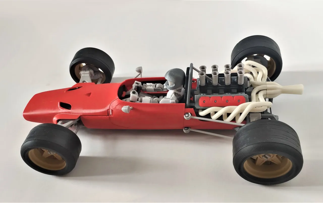 SCARBO SVF1 Race Car Model by Ouky1991 | Download free STL model ...