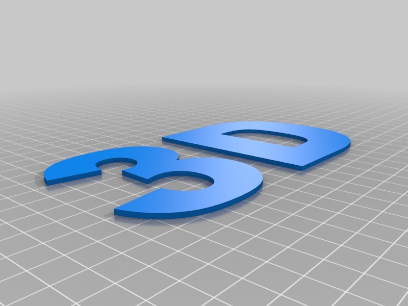 3D LED text - dual extrude test by AndersV209 | Download free STL model ...