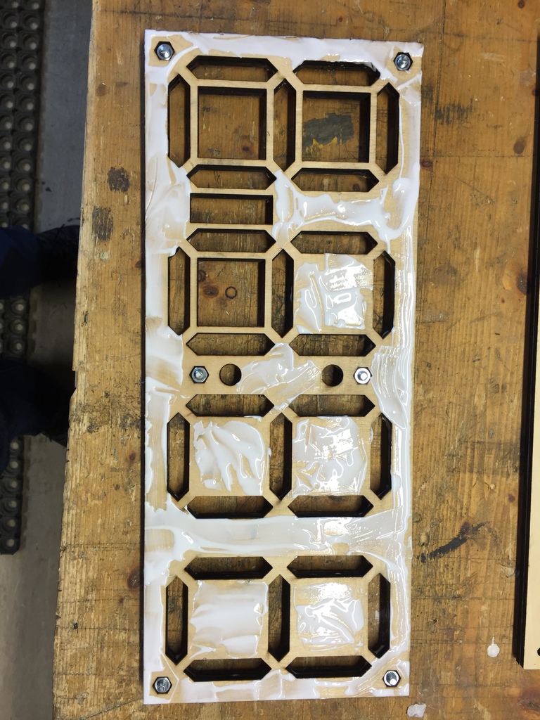 Large 7 segment clock by AndersV209 | Download free STL model ...