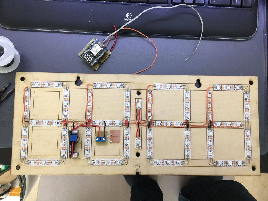 Large 7 segment clock by AndersV209 | Download free STL model ...