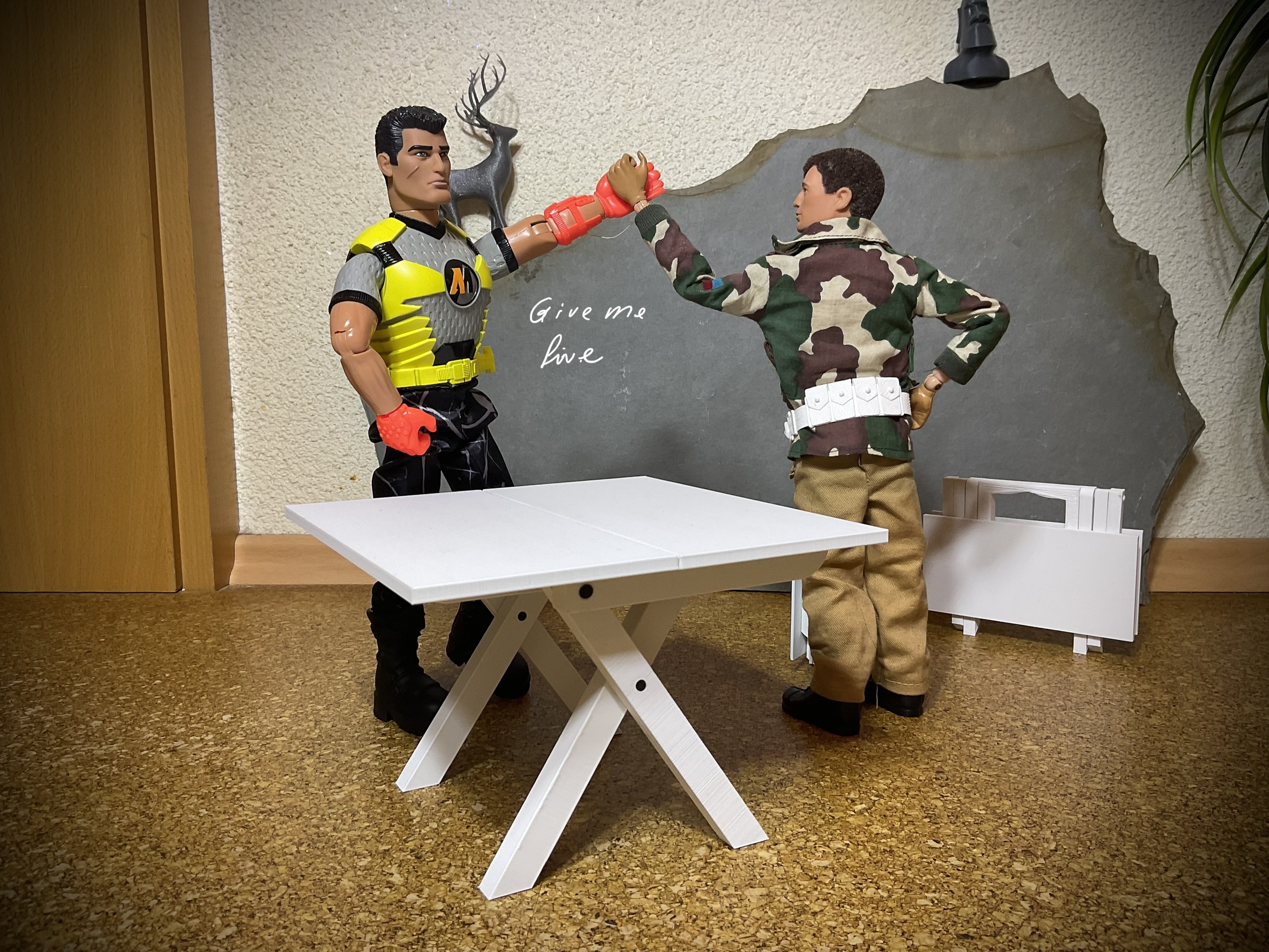 Foldable, scalable and selflocking doll table by J.P. | Download free ...