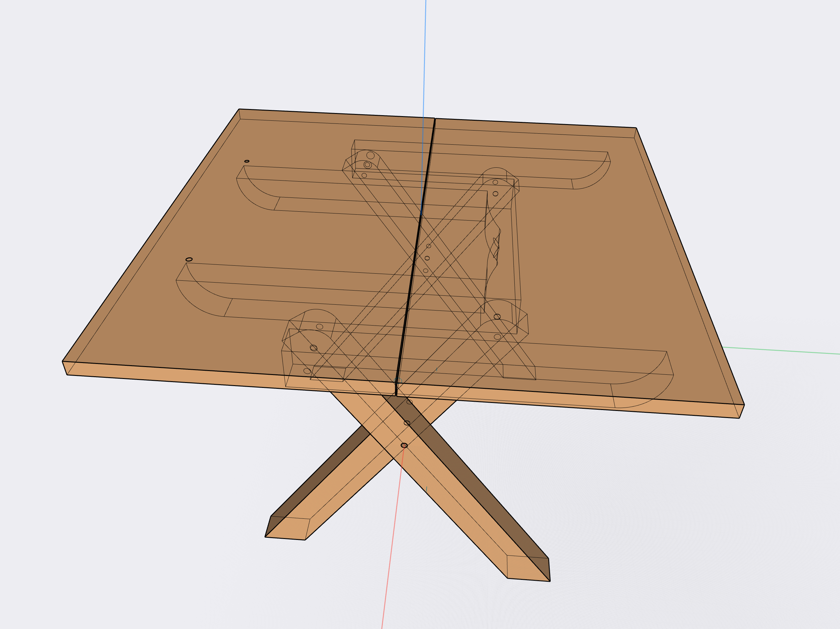 Foldable, scalable and selflocking doll table by J.P. | Download free ...