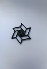 Hex flower by Tom Anderson (The Real NEO) | Download free STL model ...