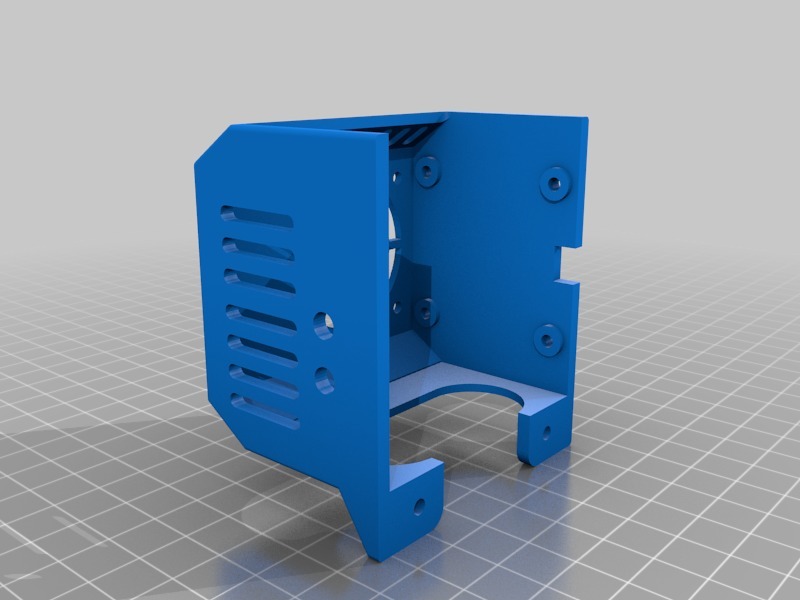 Creality CR10s Pro Extended fan shroud (40x20mm fan) by plammers ...