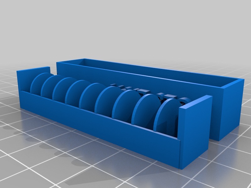 Button Cells Holder by Jipé | Download free STL model | Printables.com