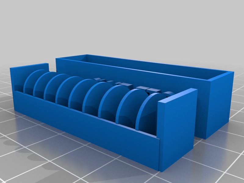 Button Cells Holder by Jipé | Download free STL model | Printables.com