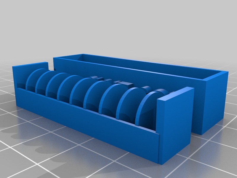 Button Cells Holder by Jipé | Download free STL model | Printables.com