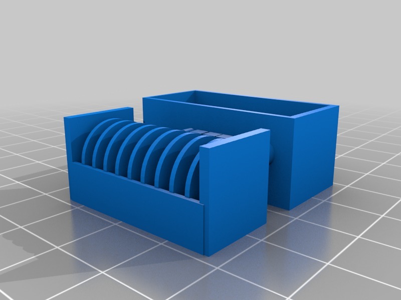 Button Cells Holder by Jipé | Download free STL model | Printables.com