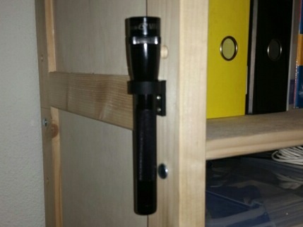 Mini MagLite holder by plammers | Download free STL model | Printables.com