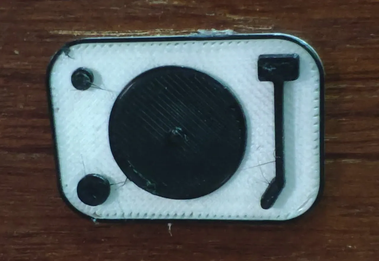 Vinyl record player (sticker) by Zdar | Download free STL model ...