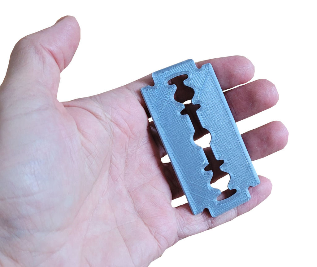 Razor blade pendant by Dreamtime24 | Download free STL model ...