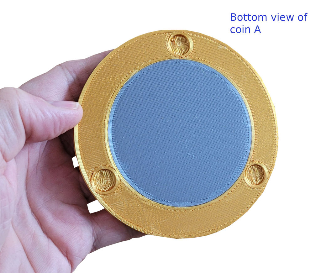 Coin coaster Euro 1 by Dreamtime24 | Download free STL model ...