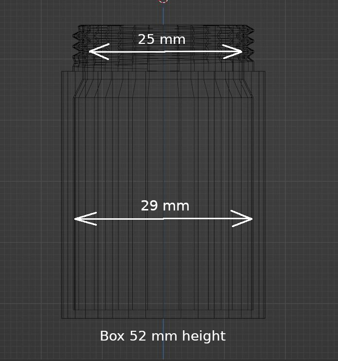 Round box with lid by Dreamtime24 | Download free STL model ...