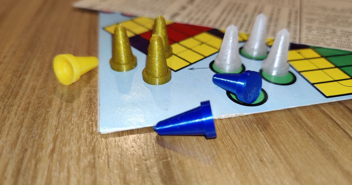 Board game tokens - vintage style by LorenzoDL | Download free STL ...