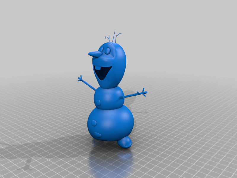 Olaf (Frozen) SLA/DLP von Kleiner Lateiner | Kostenloses STL-Modell ...