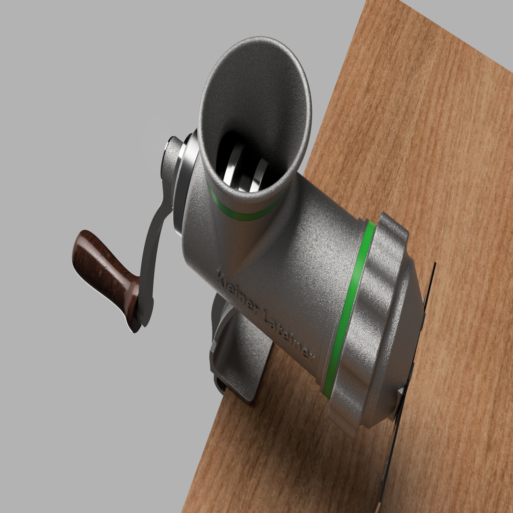 Meat grinder for shortbread cookies by Kleiner Lateiner | Download free ...