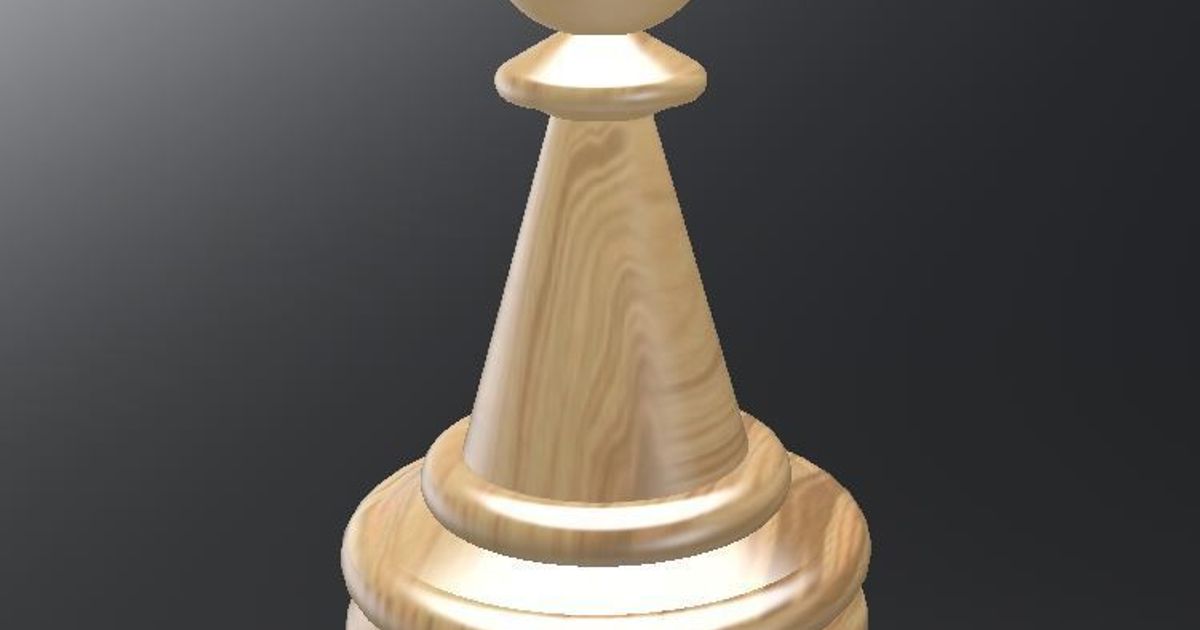 Chess Pawn by Kleiner Lateiner | Download free STL model | Printables.com