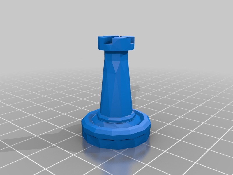 Chess Rook by Kleiner Lateiner | Download free STL model | Printables.com