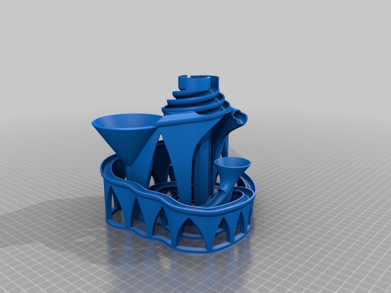 The Cyclone: triple lift, triple track marble machine by mroek ...