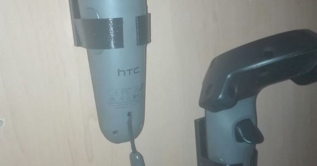 VR VIVE controller wallmount by Hansdevie | Download free STL model ...