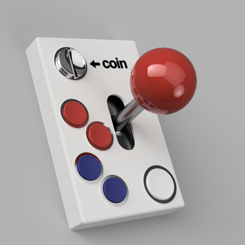 Arcade machine inspired Decora switch cover by Enton Z | Download free ...