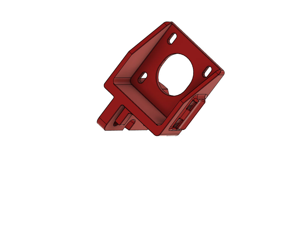 BMG Clone direct extruder bracket by sekisback | Download free STL ...